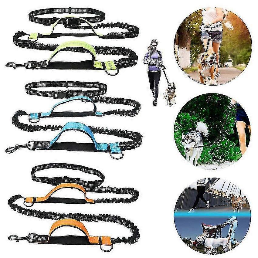 Adjustable Hands Free Dog Leash Waist Belt for Walking Pets | Fruugo UK