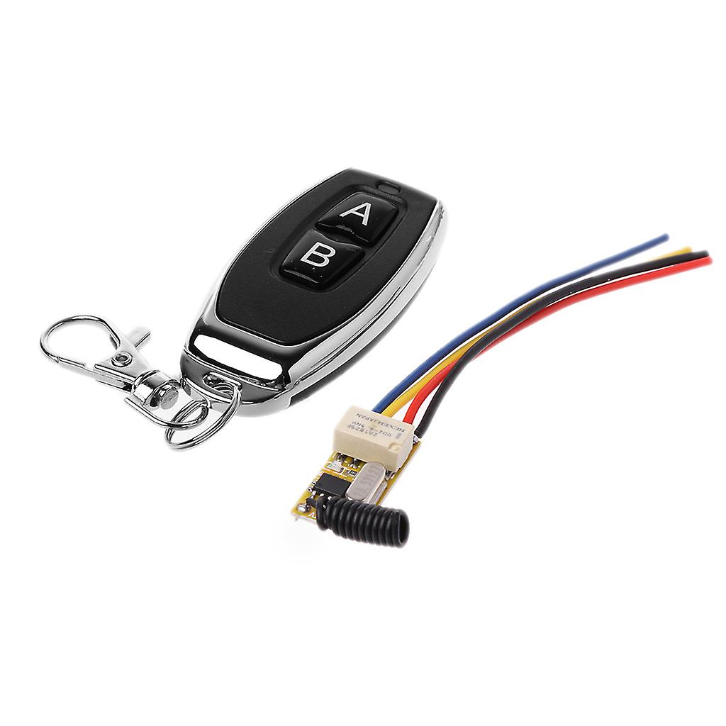Rf 2ch Mini Remote Control Switch Waterproof 12v Dc3.7v To 24v ...