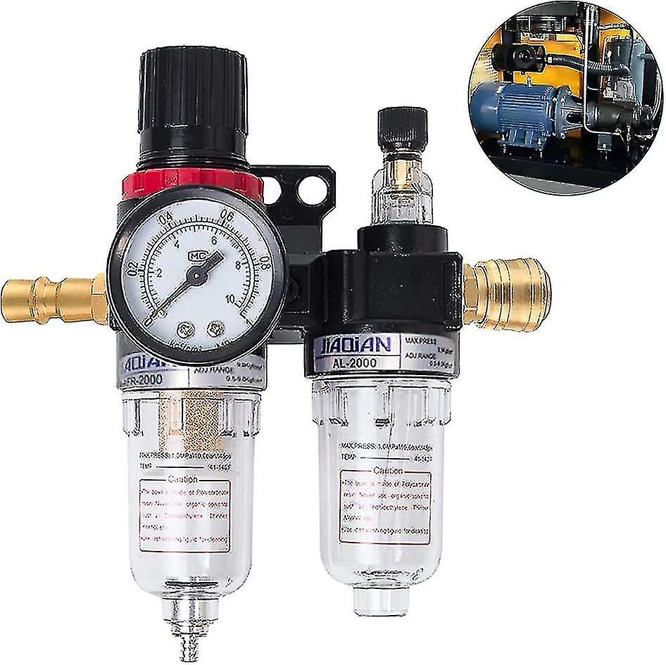 1/4 Filter Water Separator Oil Separator Maintenance Unit Pressure ...