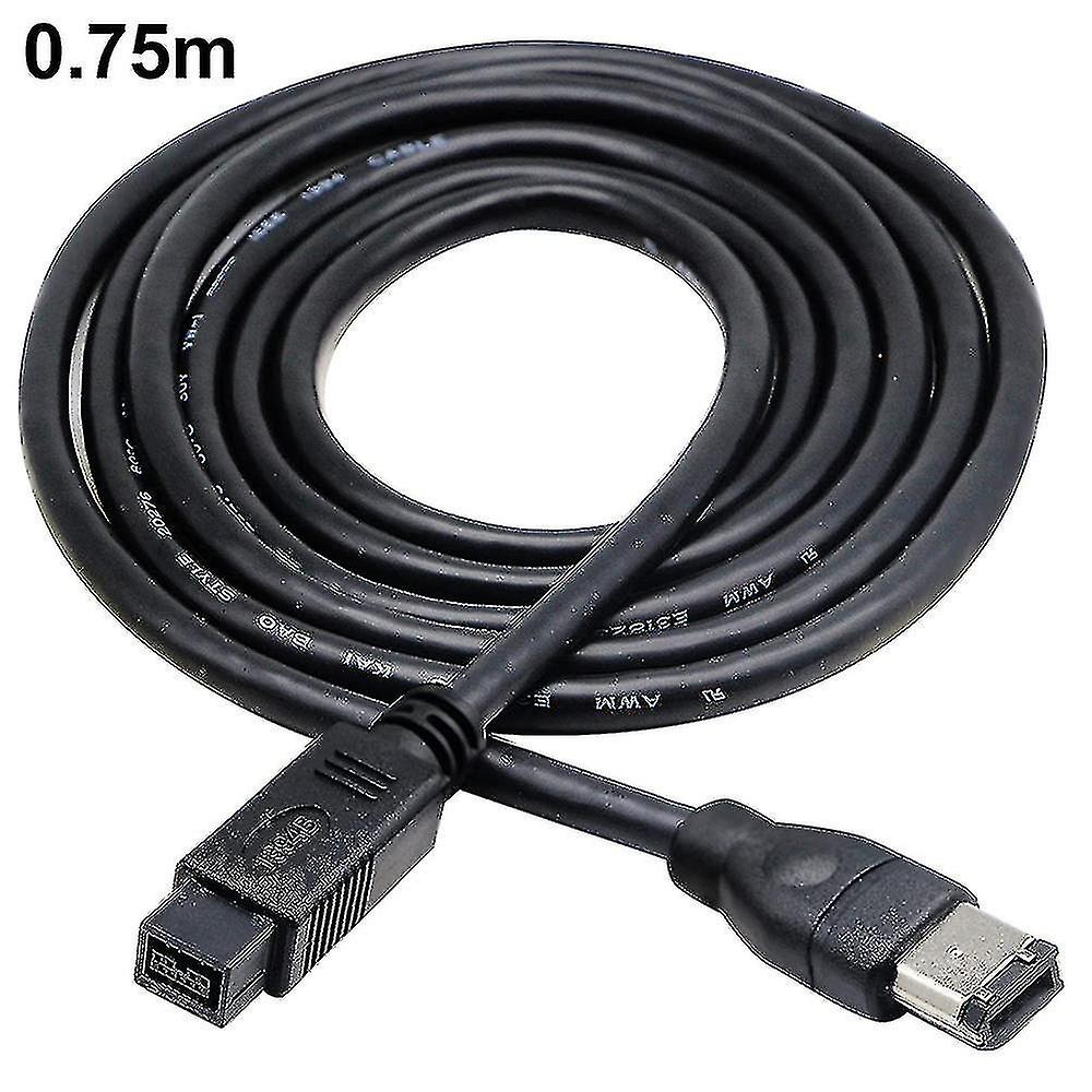 IEEE 1394 Firewire 800 to Firewire 400 Cable, 9 Pin/6 Pin Male/Male | Fruugo UK