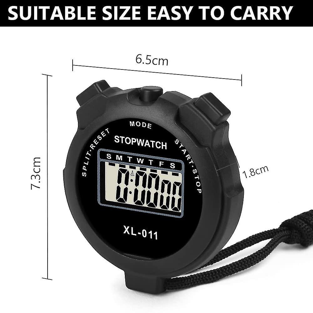 Waterproof Electronic Stopwatch, Multifunction Sports Stopwatch ...