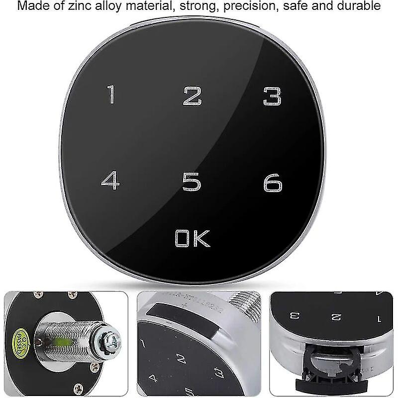 Digital Combination Padlock With Touch Screen Locker Padlock Electronic ...