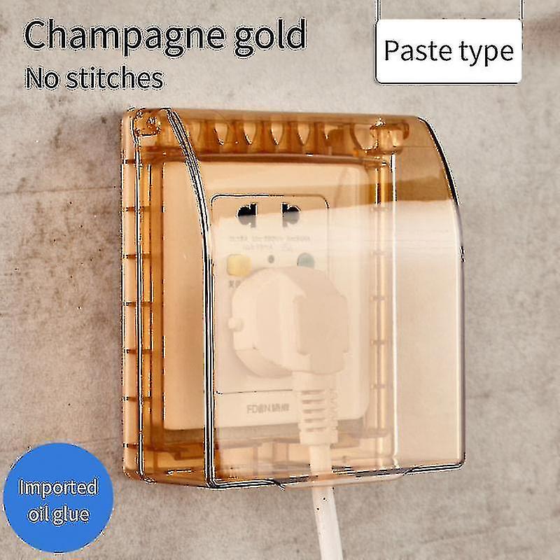 Wall Socket Waterproof Box Electric Plug Cover Bathroom Switch ...