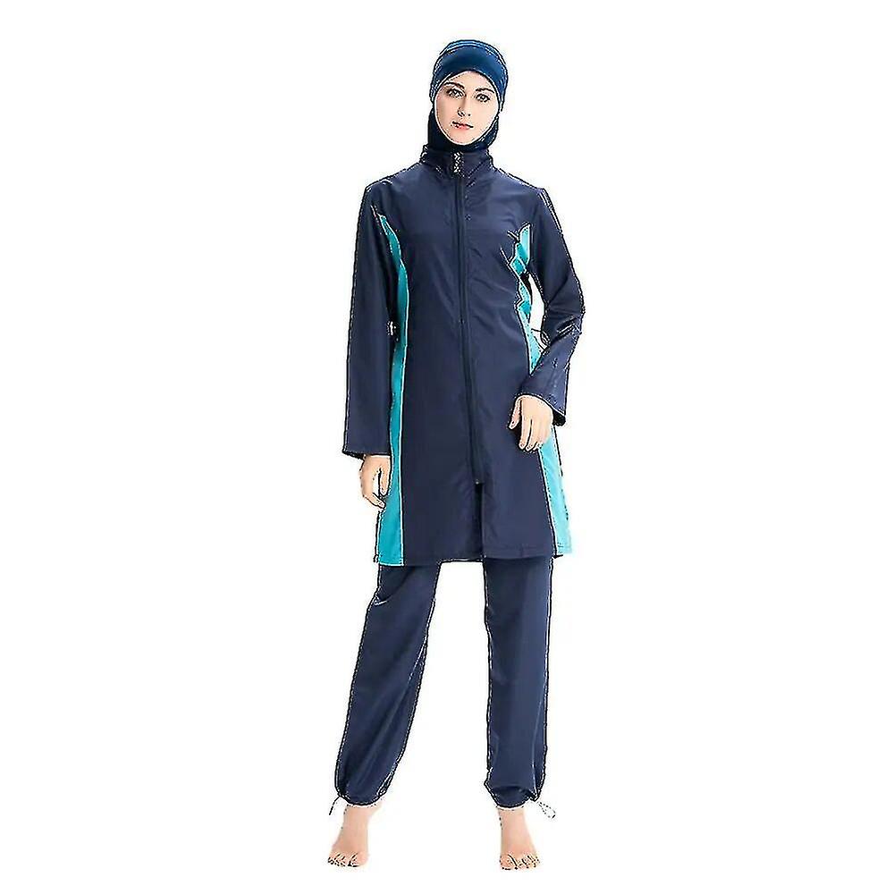 2019 Muslim Women Swimwear Hijab Modest Swimsuit Islamic Full Cover ...