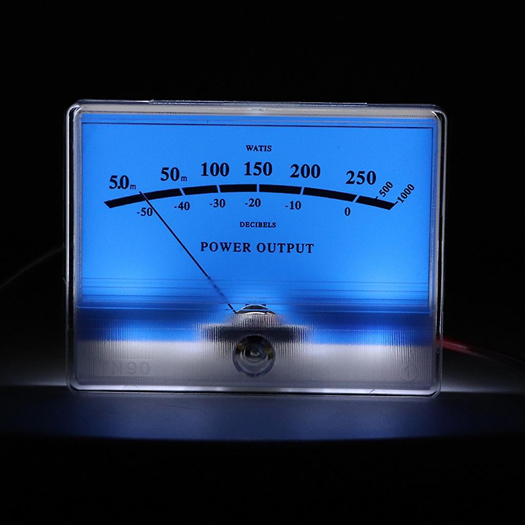 VU Meter dB Meter Power Meter Warm Adjustable Blue Backlight 12V-16V ...