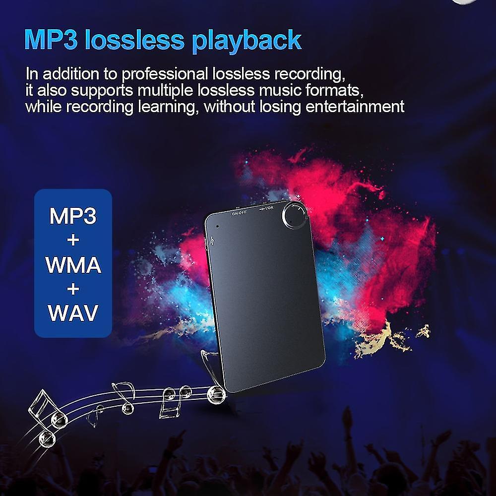 150hours Ultra-Thin Card Digtal Voice Recorder Oculta16gb Mini ...