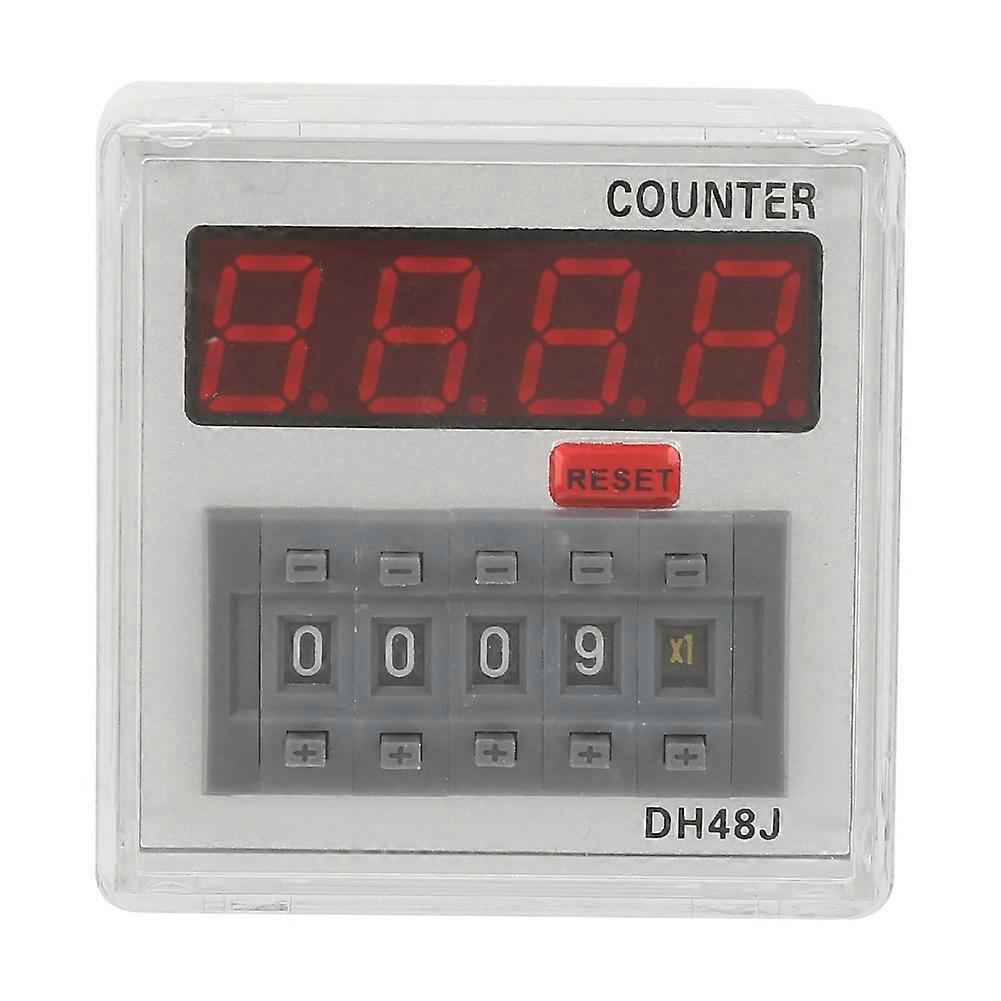 DH48J 220VAC Digital Counter Relay LED Display 1-999900 8-Pin | Fruugo UK
