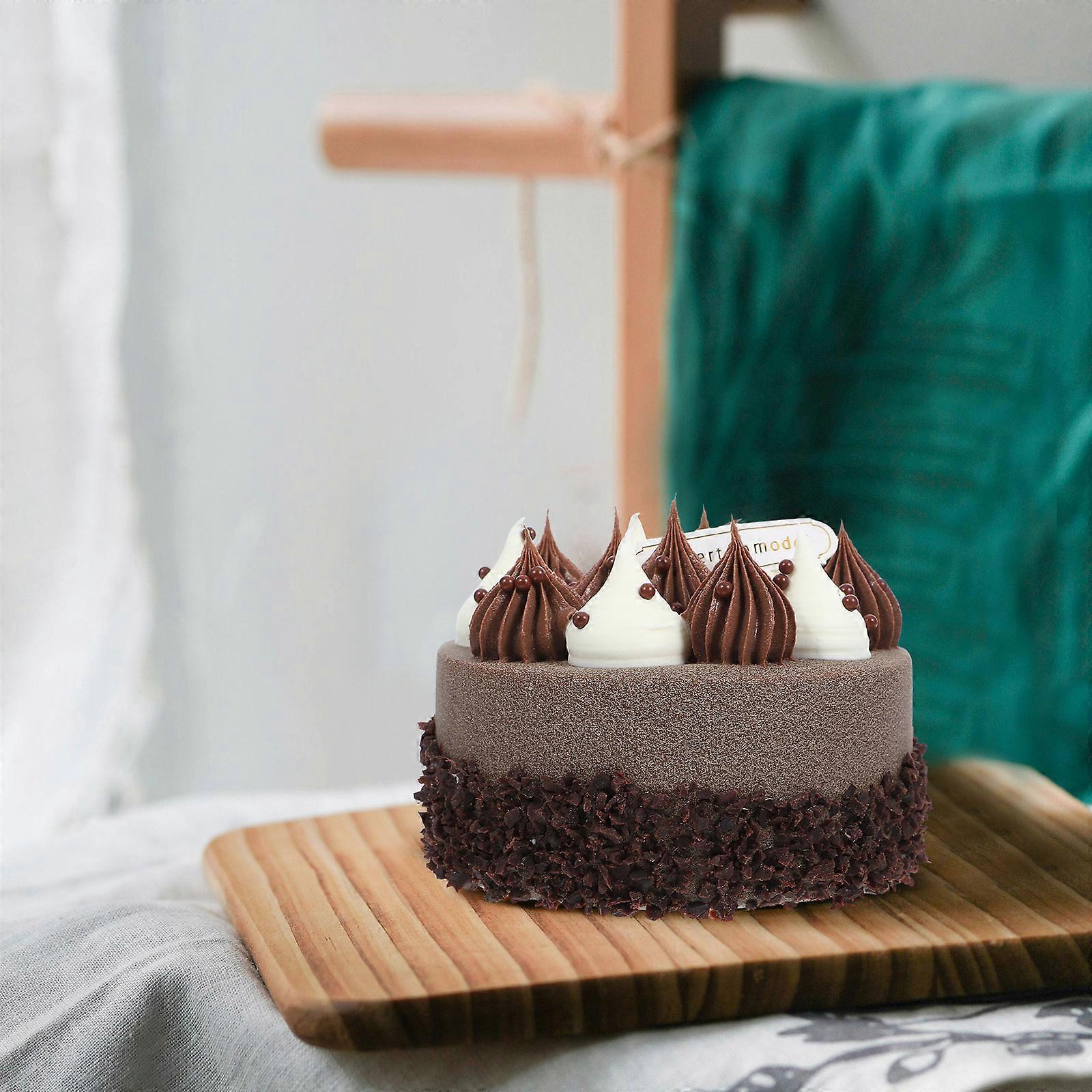 Simulation Birthday Cake Model Artificial Cake Decoration Realistic ...