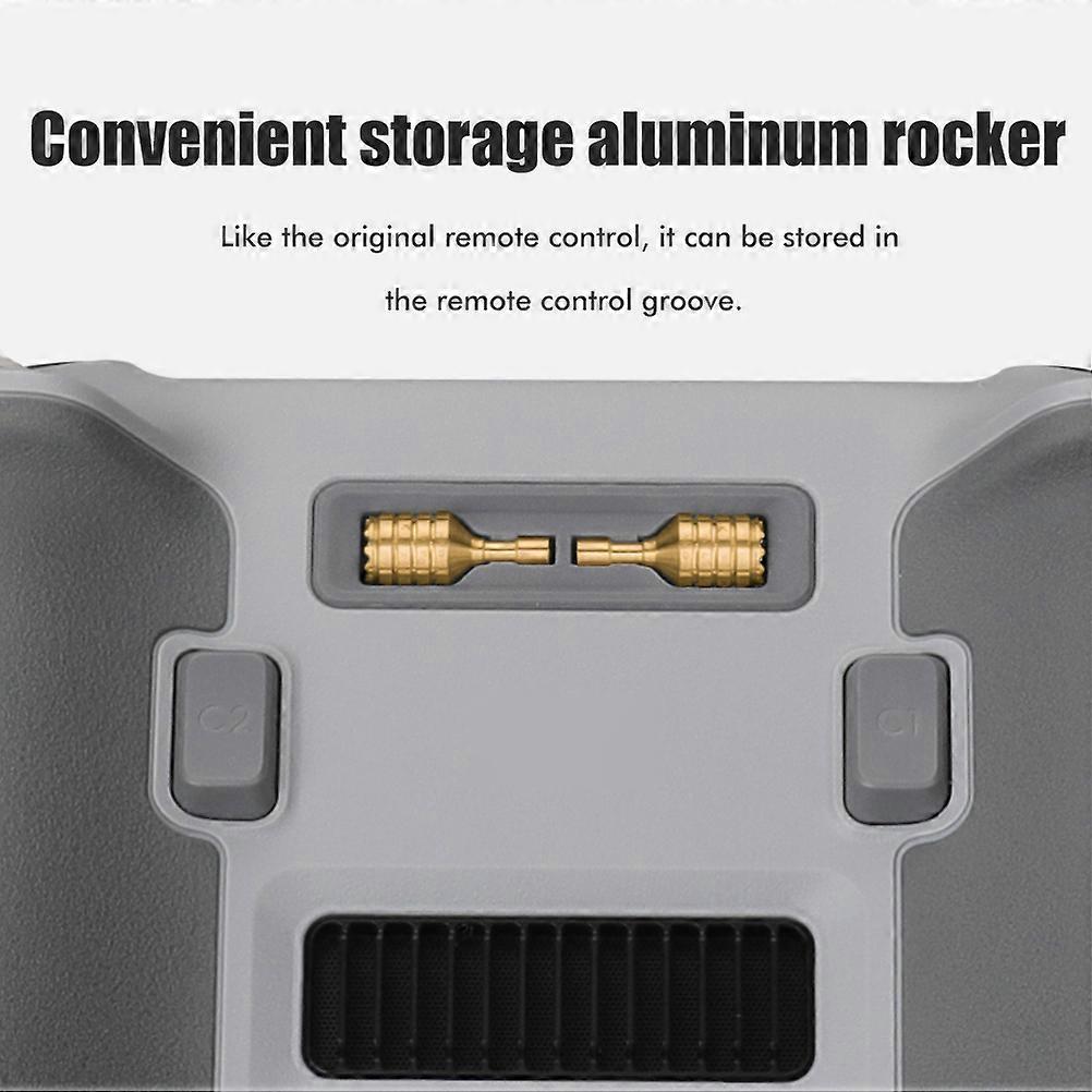 2pcs Remote Controller Joystick Aluminum Alloy Thumb Rocker Compatible ...