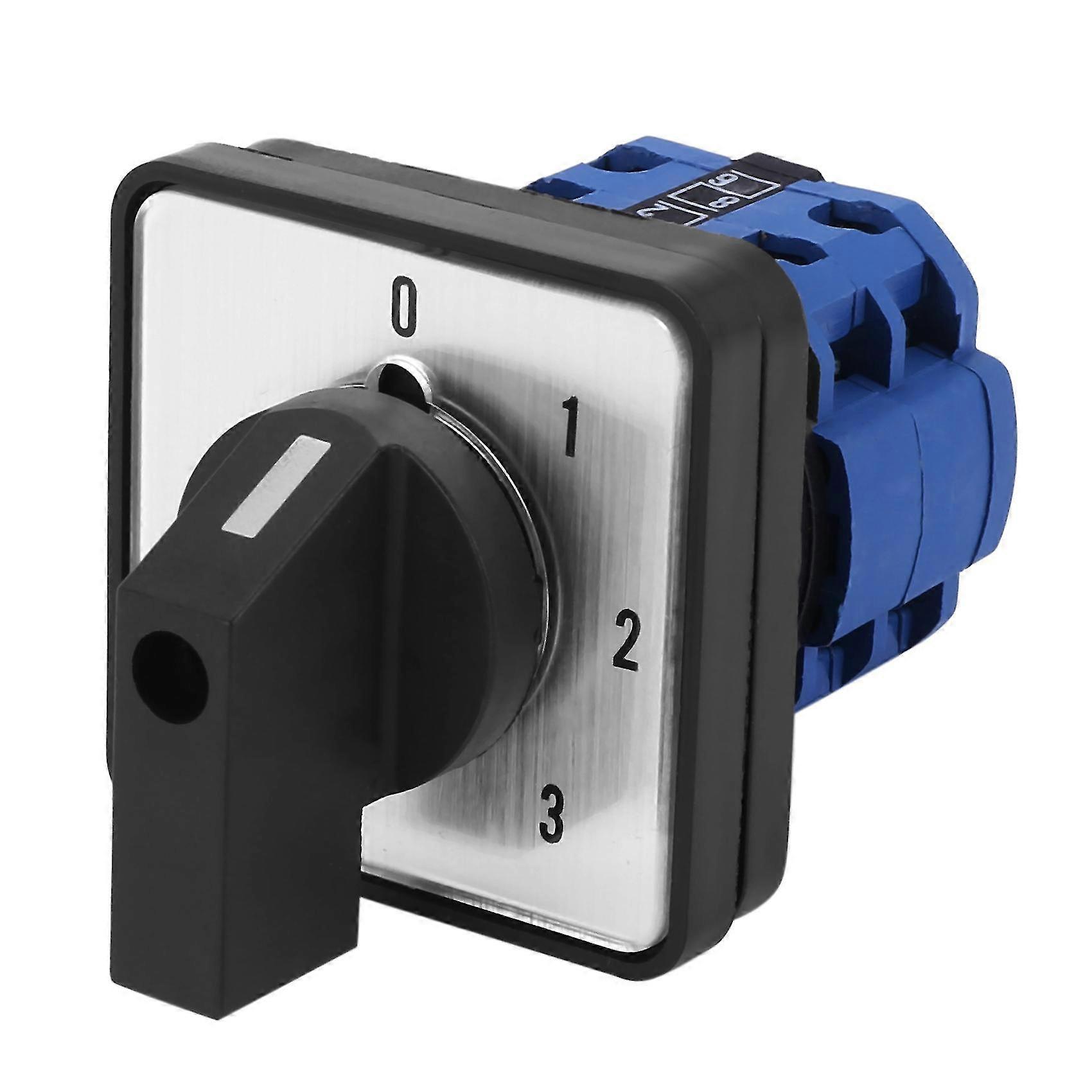 660v 20a Switch 4-position 2 Pole Rotary Selector Universal Rotary Cam Changeover Switch ...