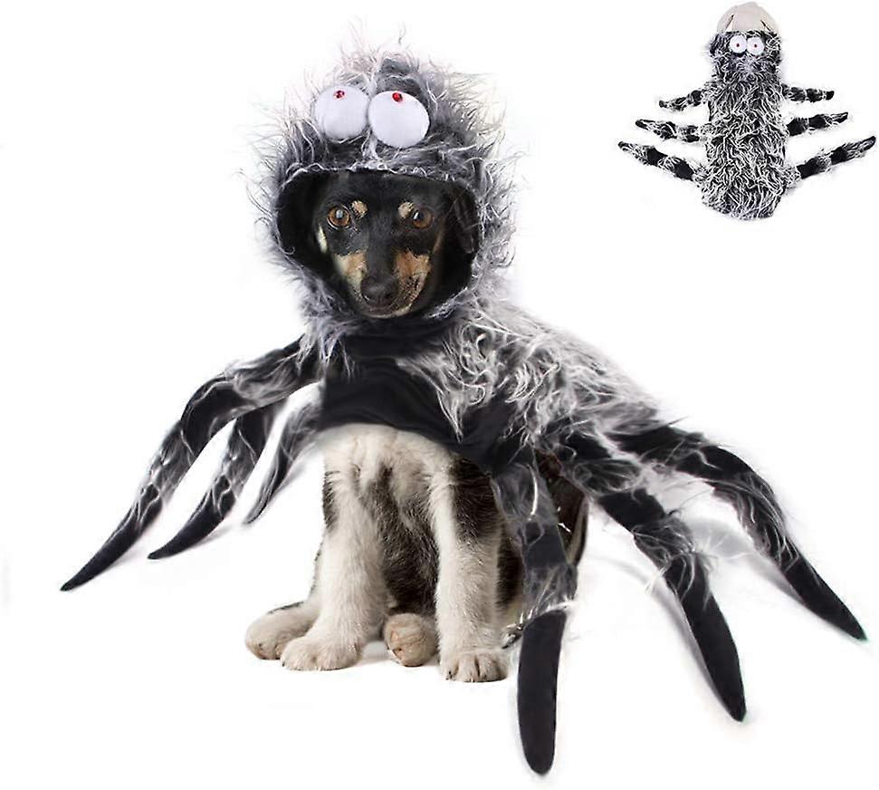 Pet Dog Cat Halloween Spider Costume,Cosplay Costume Clothing Plush ...
