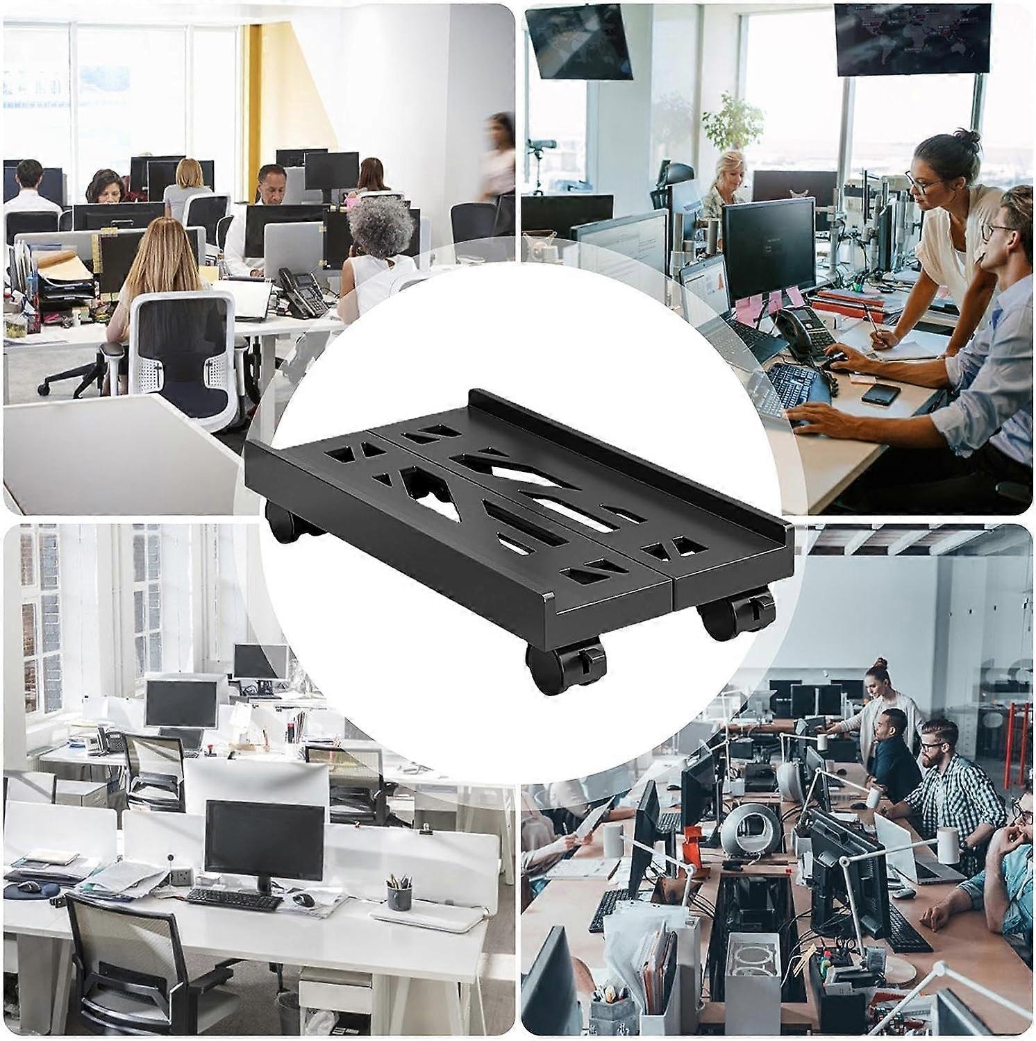 Mobile PC Tower d - Adjustable CPU Holder - Telescopic Desktop d ...