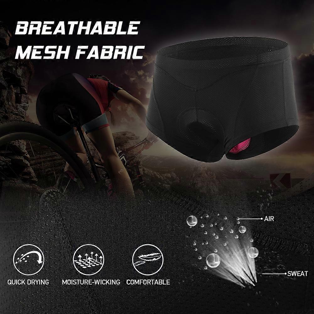 Women Bike Underwear 3D Gel Padded Bicycle Briefs MTB Cycling Biking Underwear Shorts | Fruugo UK