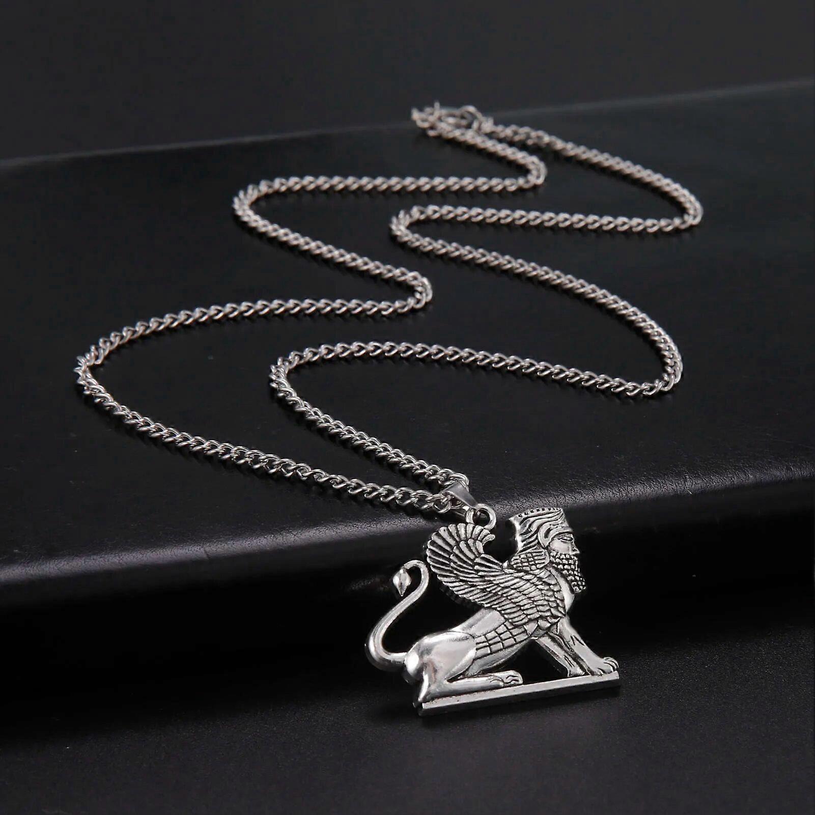 LIKGREAT Ahura Mazda Necklace for Men Persian Empire Religion ...