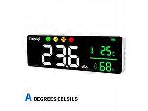 Smart Wall Mounted Noise Detector 30-130dB Digital Decibel Sound Meter ...