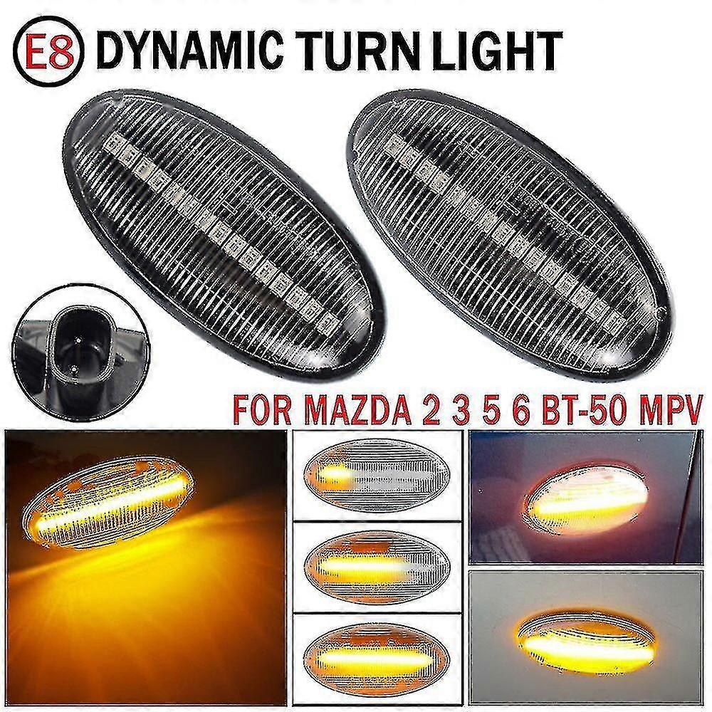 Led Side Marker Turn Signal Light Dynamic Repeater Sequential Blinker ...