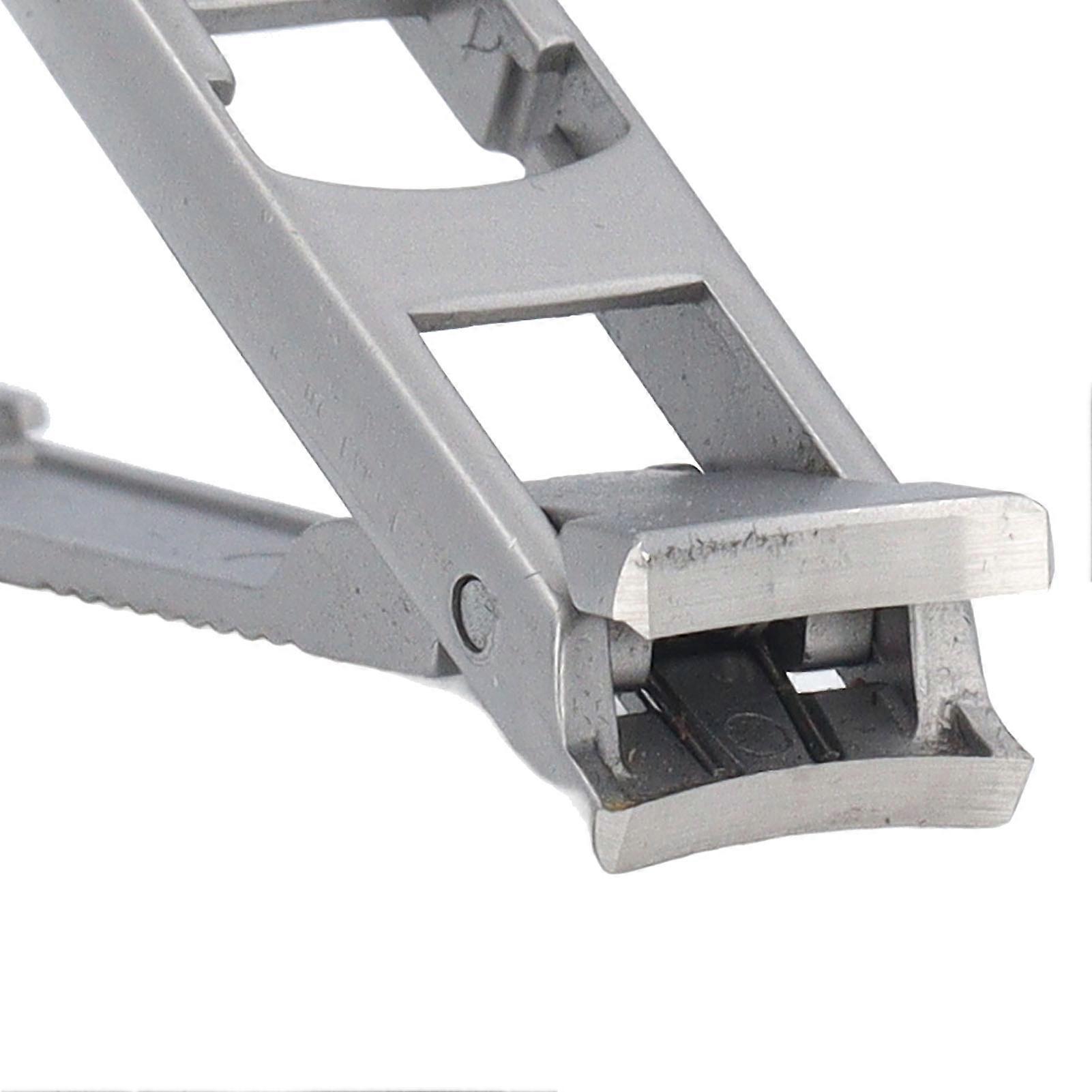 2pcs Double Ended Nail Clipper Foldable Stainless Steel Portable Ultra ...