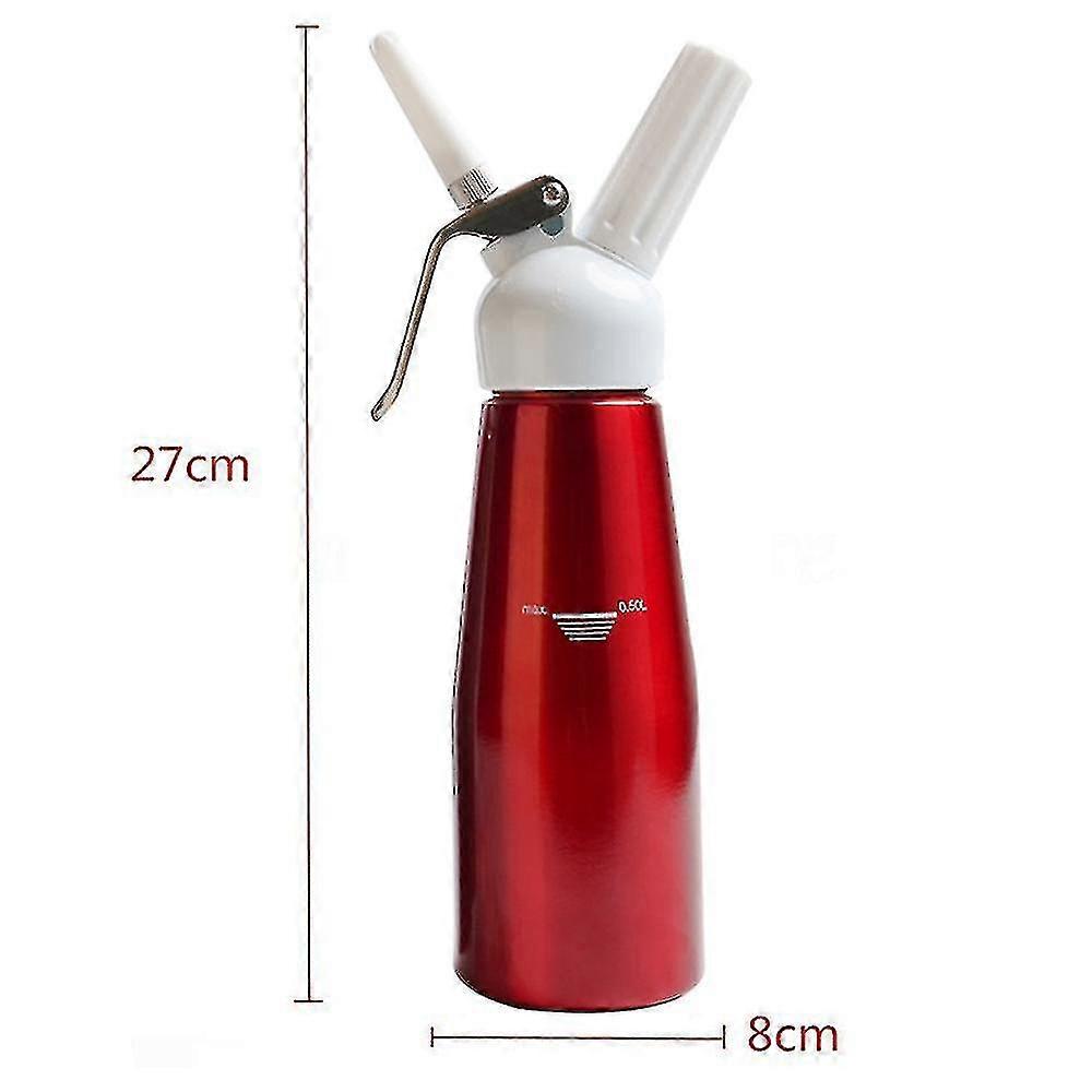 2024 500ml Cream Dispenser, Aluminum, With 3 Nozzles, For Whipped Cream | Fruugo UK