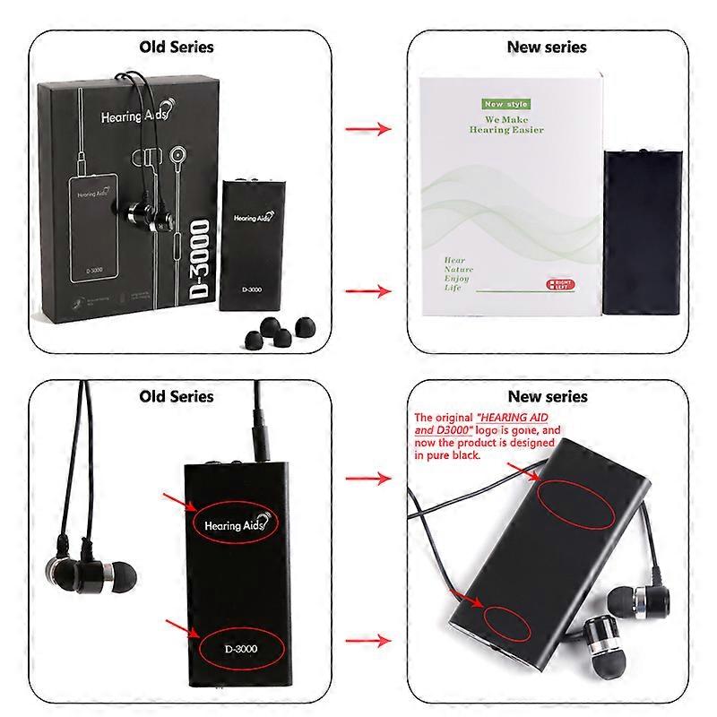 Hearing Aid Pocket Sound Amplifier Rechargeable Adjustable Volume For ...