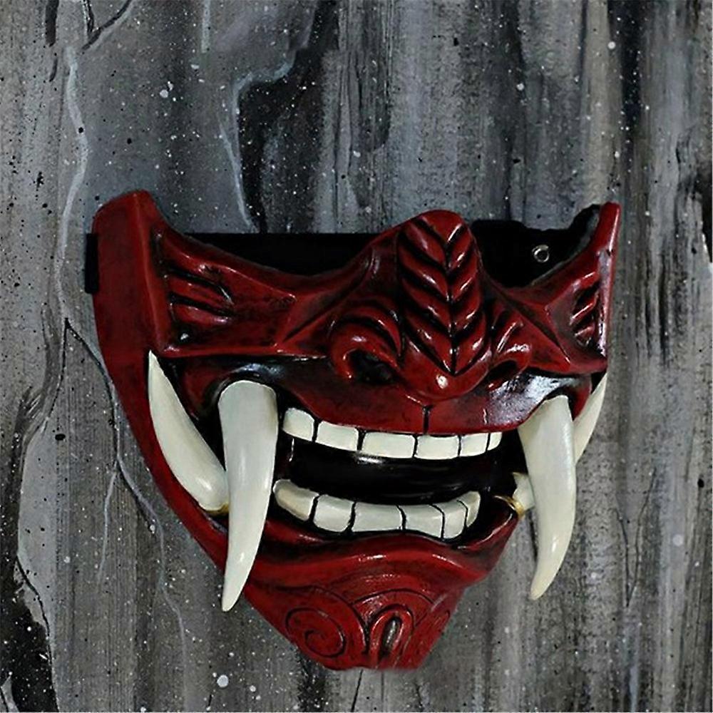 Japanese Samurai Oni Demon Mask Cosplay Horror Prajna Hannya Evil ...