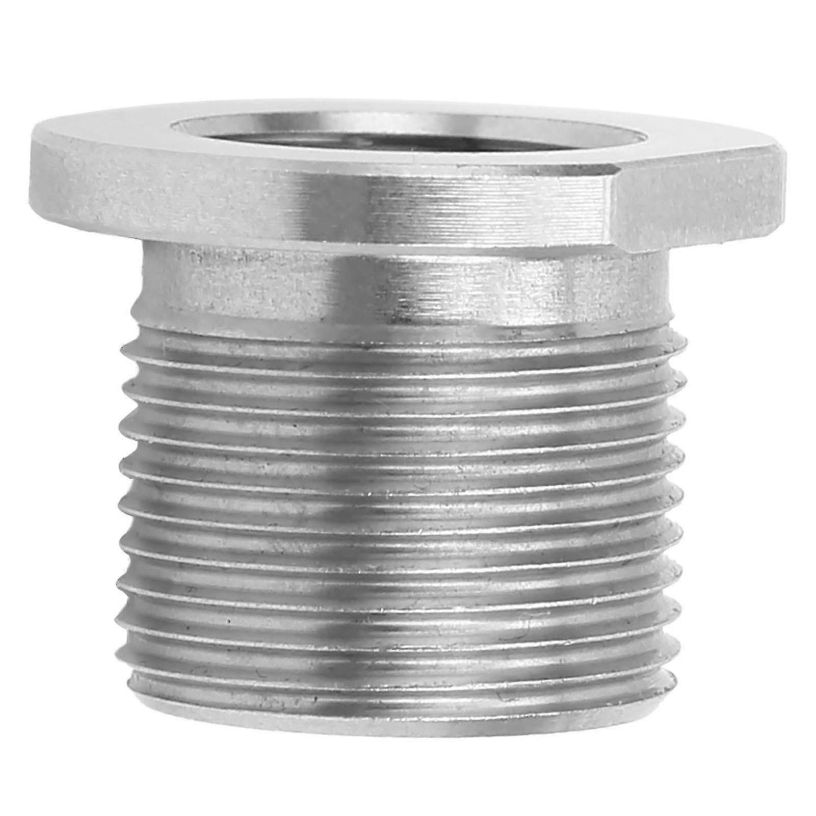 Fuel Filter Adapter Stainless Steel Threaded Connector 1/2-28 To 5/8-24 ...