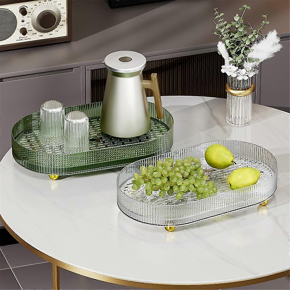 Tray Teacup Storage Countertop Makeup Table Tray, Decorative Tray for ...