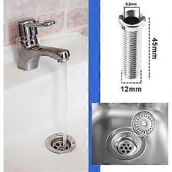 2pcs 304 Stainless Steel Kitchen Sink Strainer Screw Threaded Waste ...