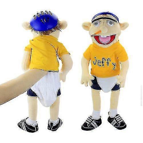 Jeffy Plush Toys 58cm Jeffy Cosplay Hat Hand Puppet Game Stuffed Doll ...