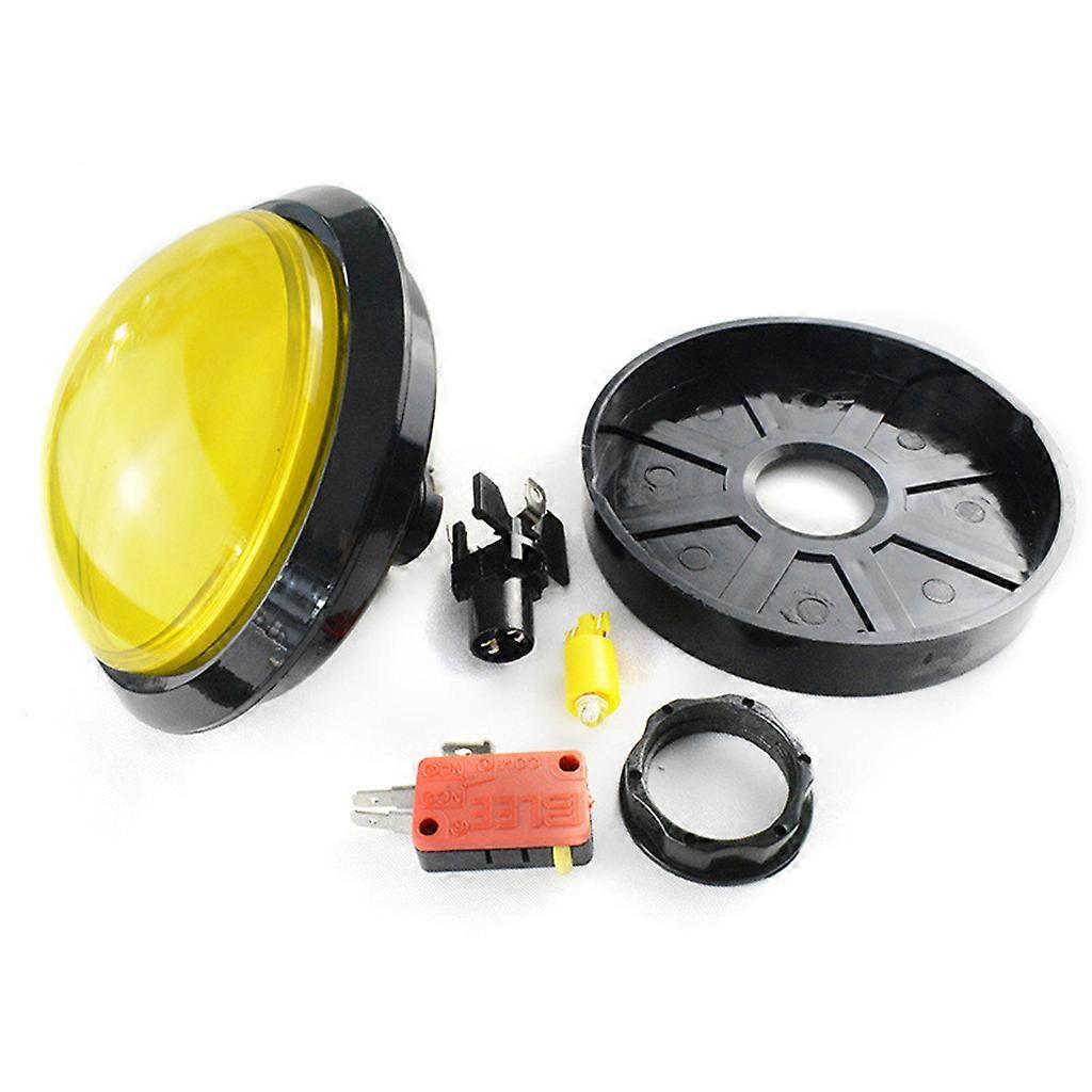 100mm Big Round Push Button LED Illuminated with Microswitch for DIY ...