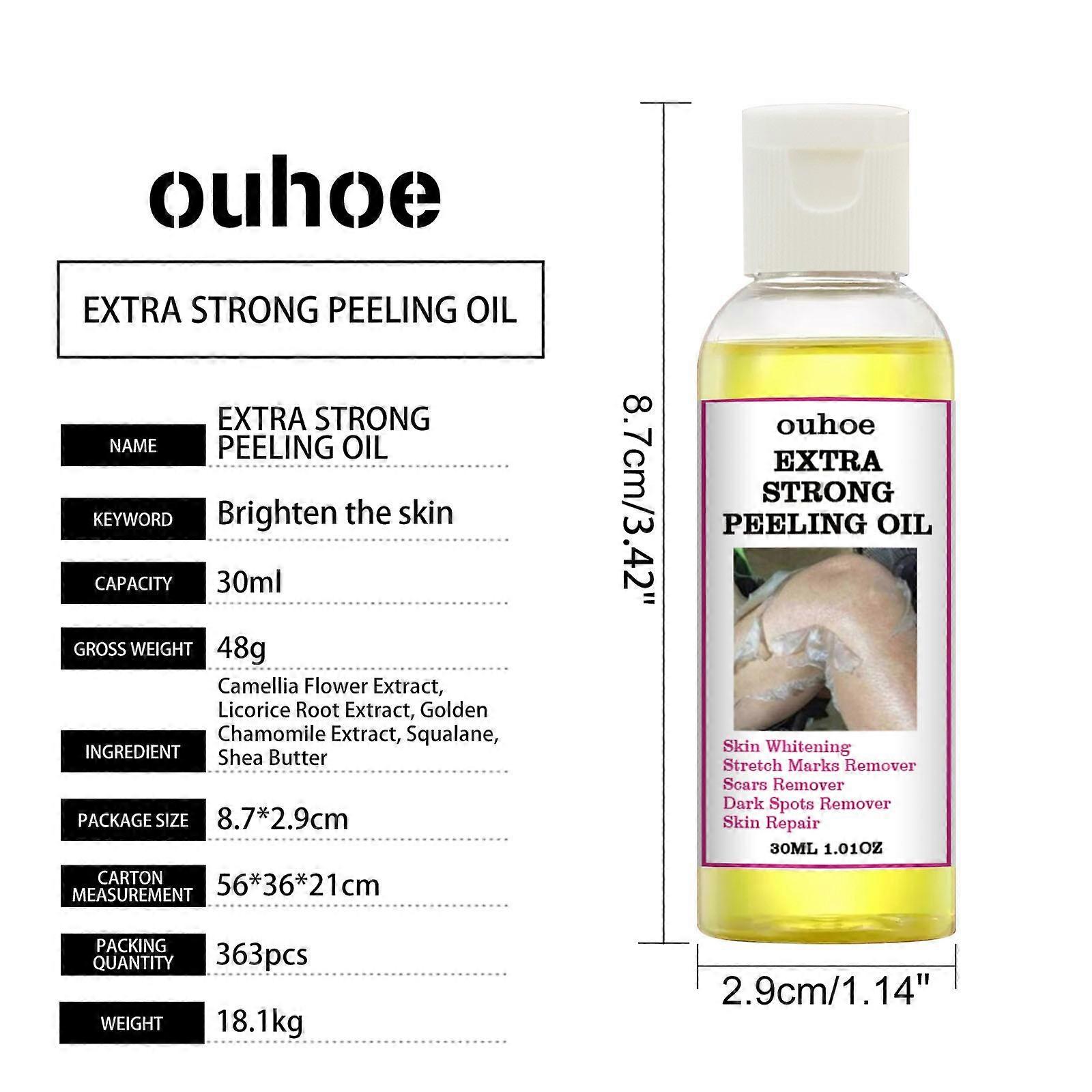 Extra Strength Yellow Peeling Oil Knuckles Skin Whitening Dead Skin ...