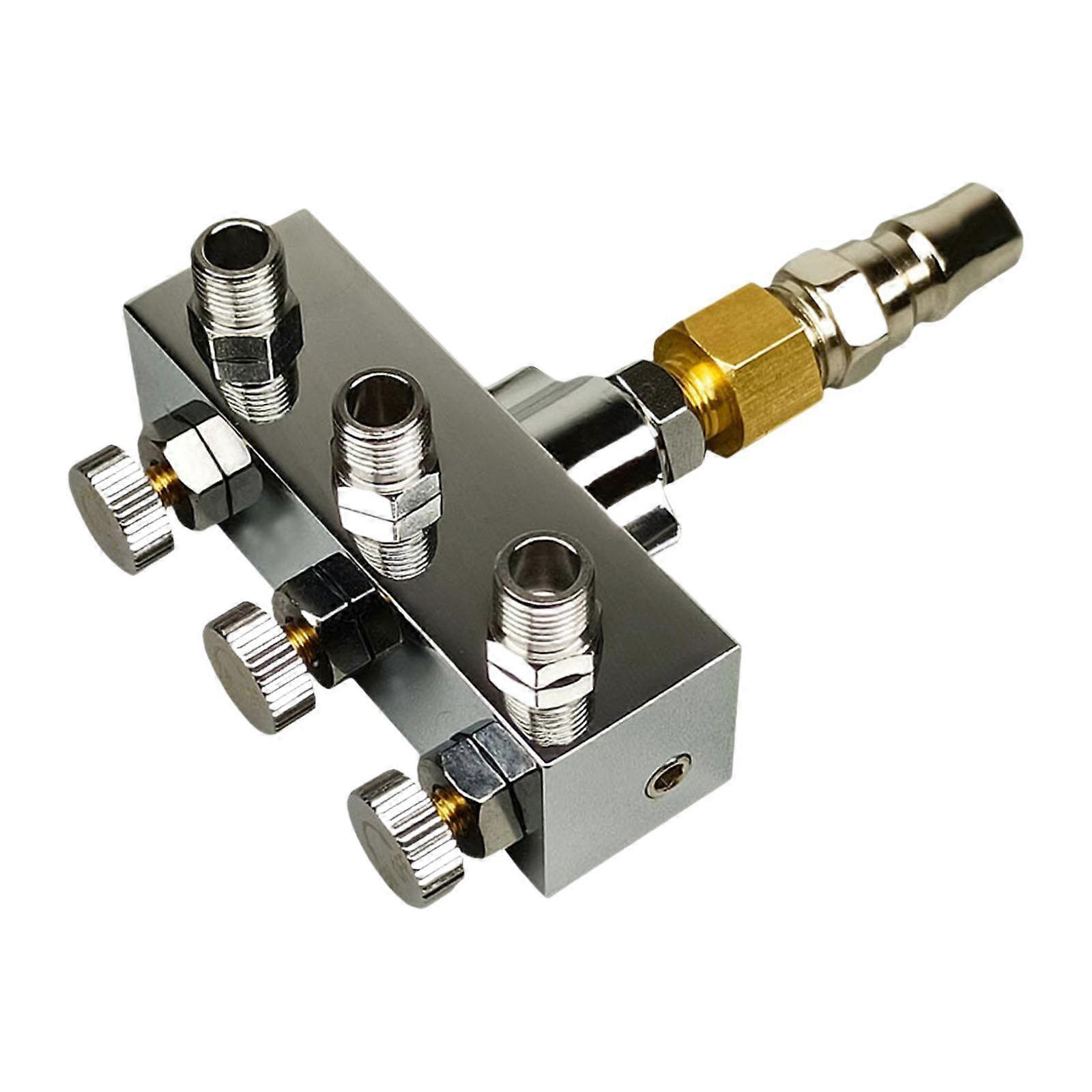 Airbrush Air Hose Splitter with Air Inlet Air Outlets Airbrush Air Hose Adapters Splitter ...