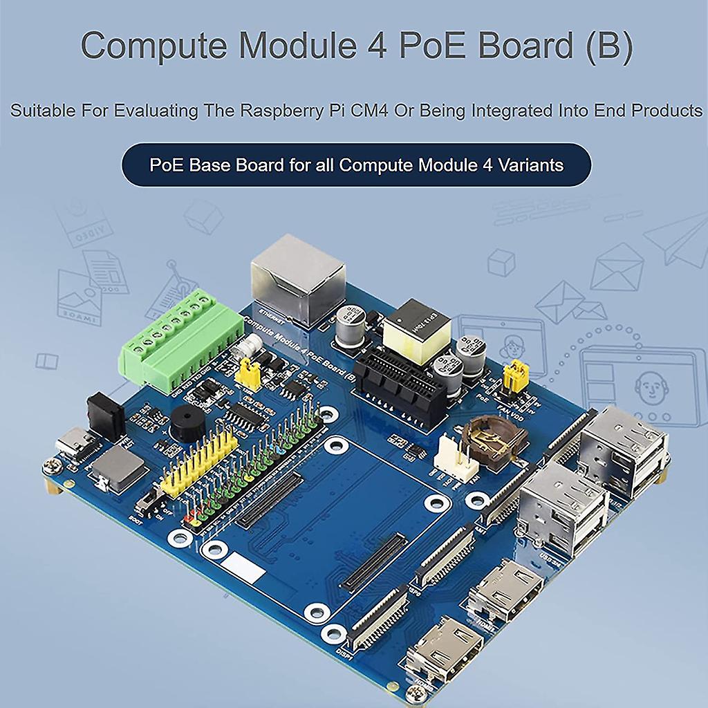 Usb3.0 Io Base Board ontworpen voor het evalueren van Raspberry Pi Compute Module 4 cm4 | Fruugo BE