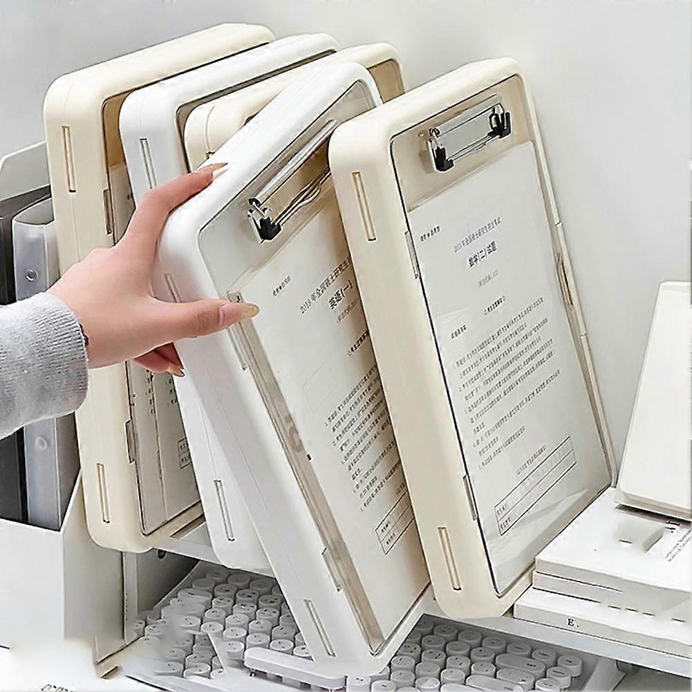 A4 Multi-Function Exam Folder with Clip Document Organizer for Students ...