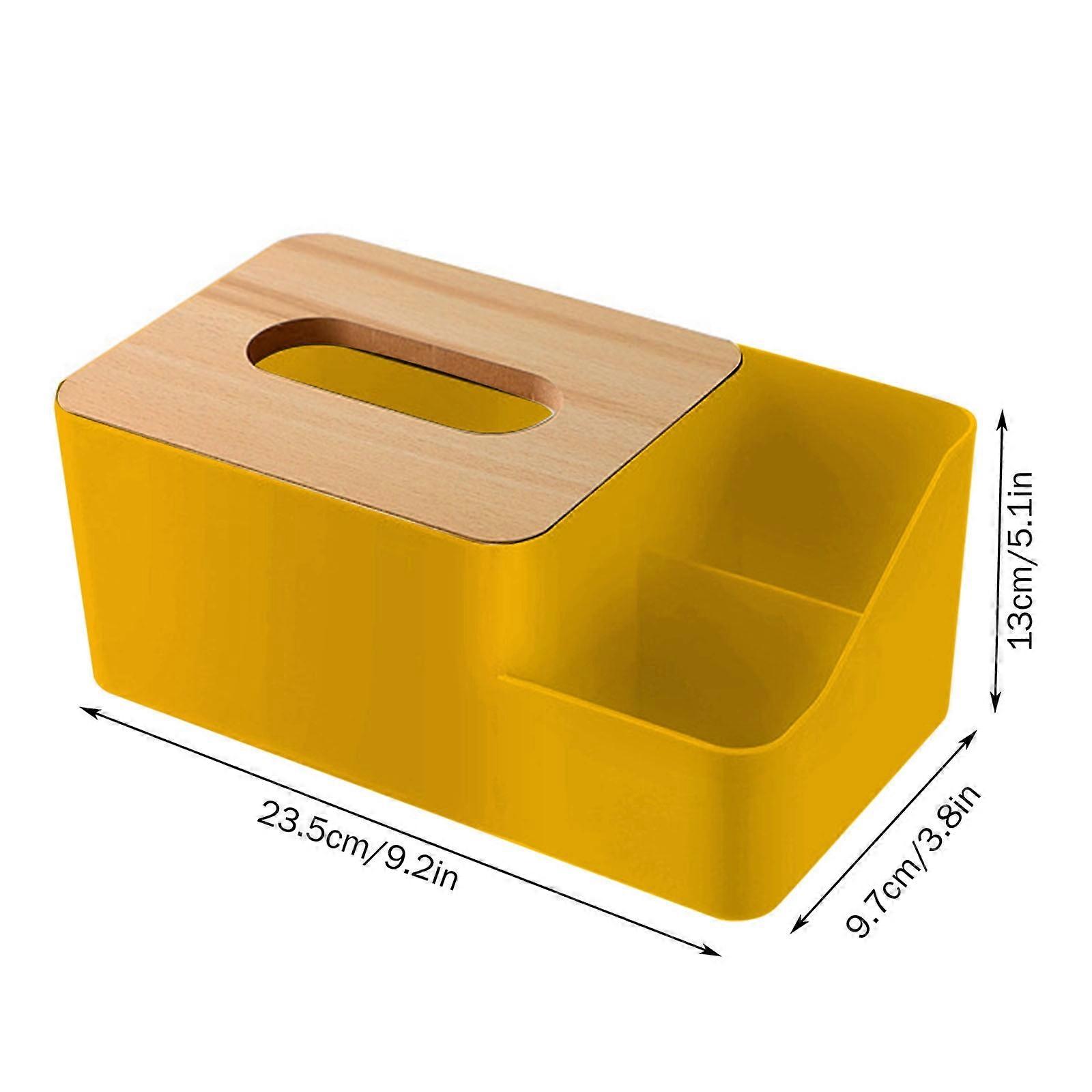 XIUH Kitchen Tools, Multifunctional Desktop Tissue Box with Wooden ...