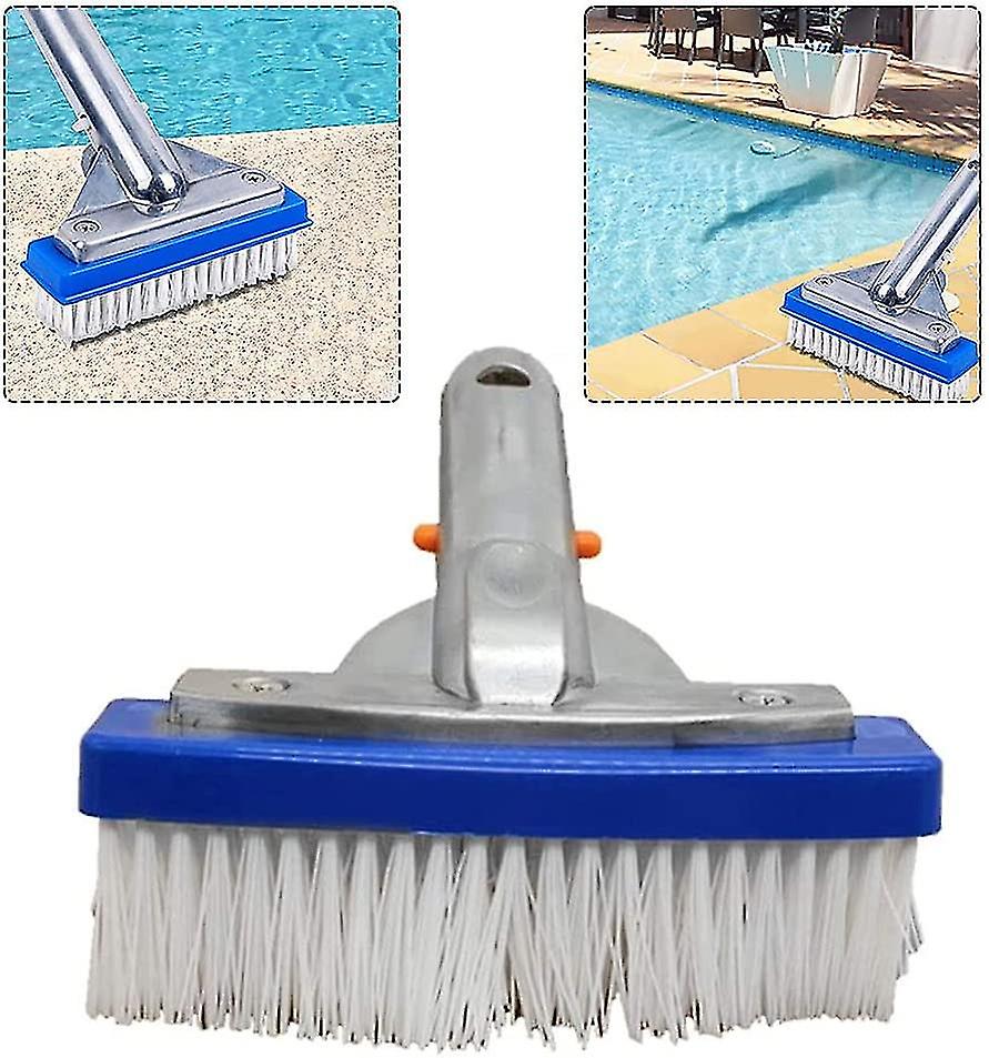 Pool Brush Pool Algae Wall Brush Cleaner With Aluminum Handle For ...