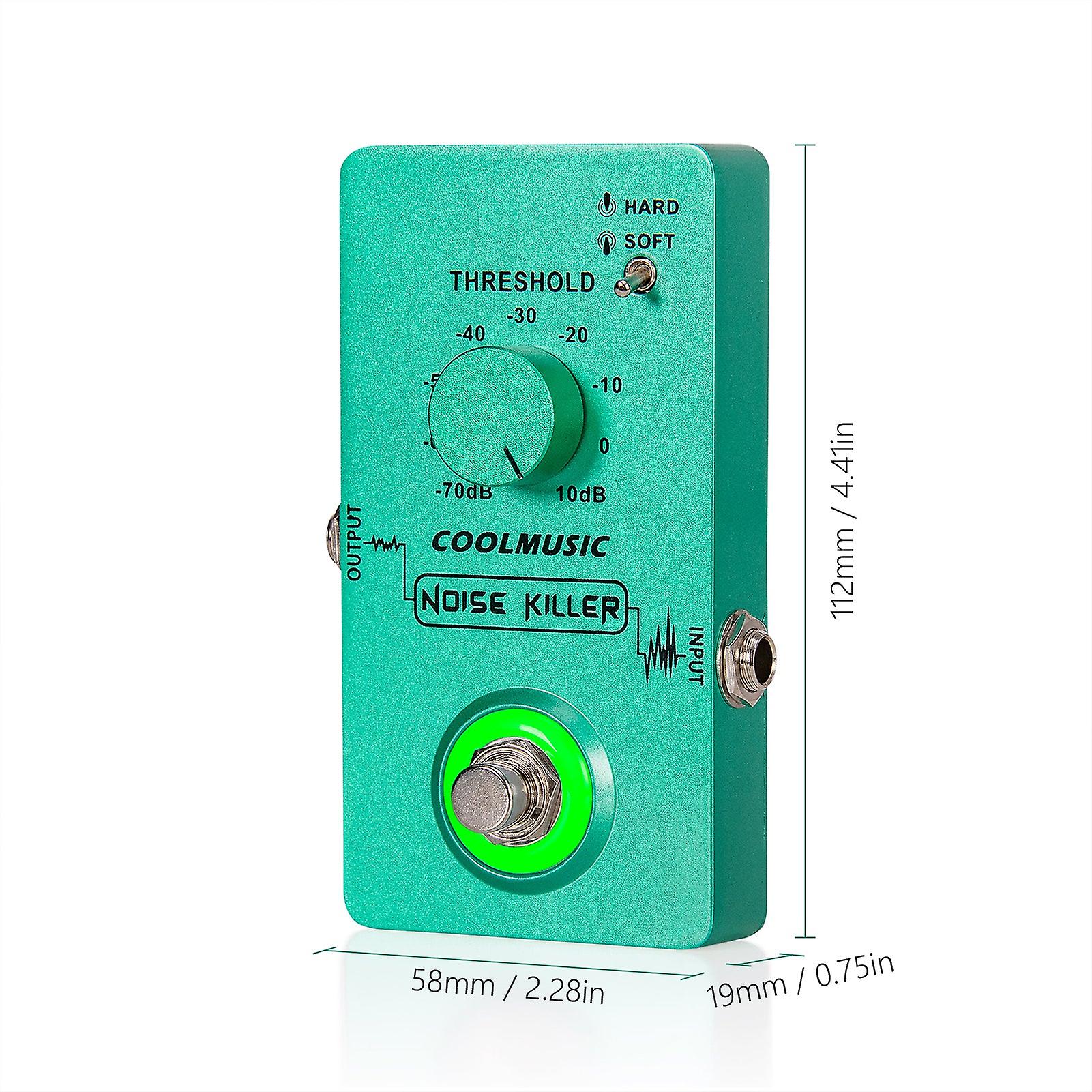 Coolmusic Compressor Effect Pedal True Bypass Guitar Effect Pedals With ...