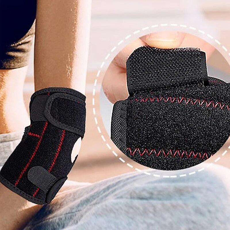Pad Band Gym Adjustable Tennis Elbow Support Spring Elbow Brace ...