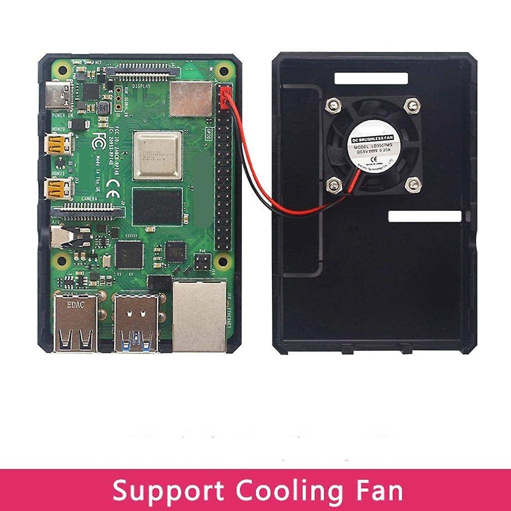 Enclosure Box for RPI 4 Protector with GPIO Access Removable GPIO Cover ...