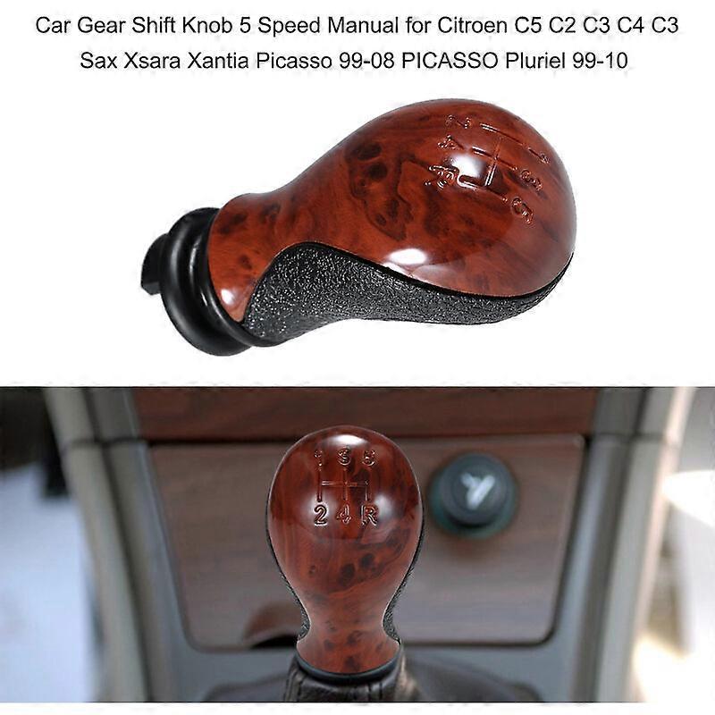 Pommeau de levier de vitesse 5 vitesses manuel pour Citroen C5 C2 C3 C4 ...