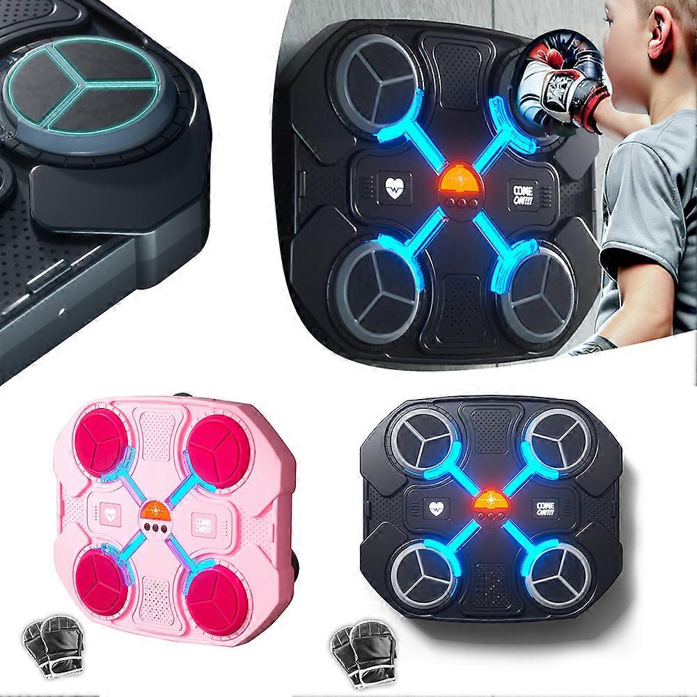 Music Boxing Machine for Kids 3 Speed Smart Wall Punch Boxing Bags Home ...
