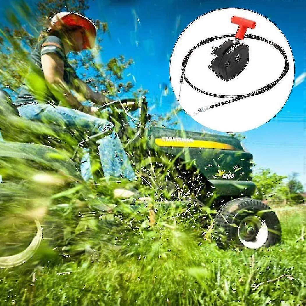 Lawnmower Throttle Cable With Choke Lever 142cm Lawn Mower Drive Cable ...