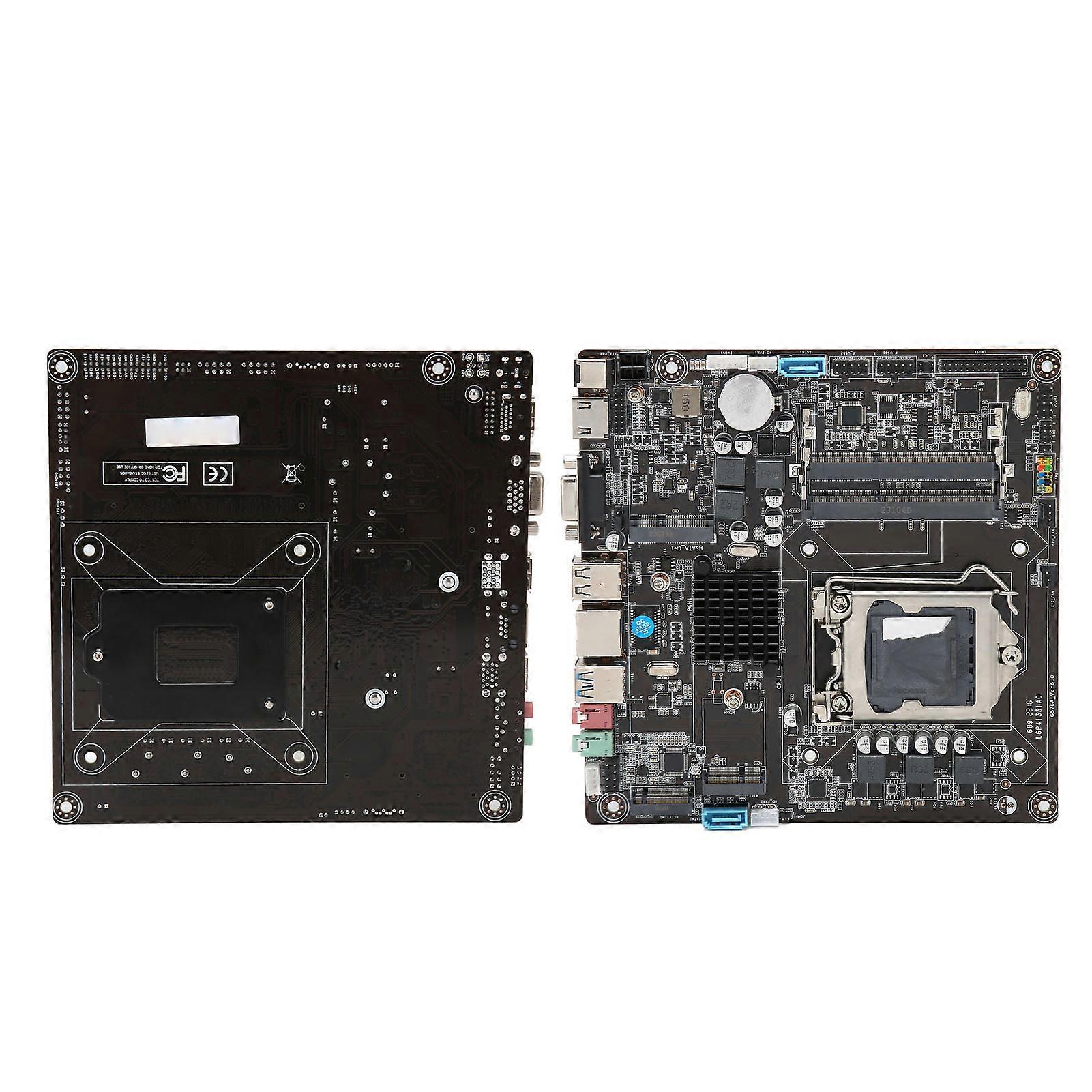 H81 Mini ITX Motherboard LGA 1150 Slot Dual Channel DDR3 Support for Core I3 I5 I7 4th 5th ...
