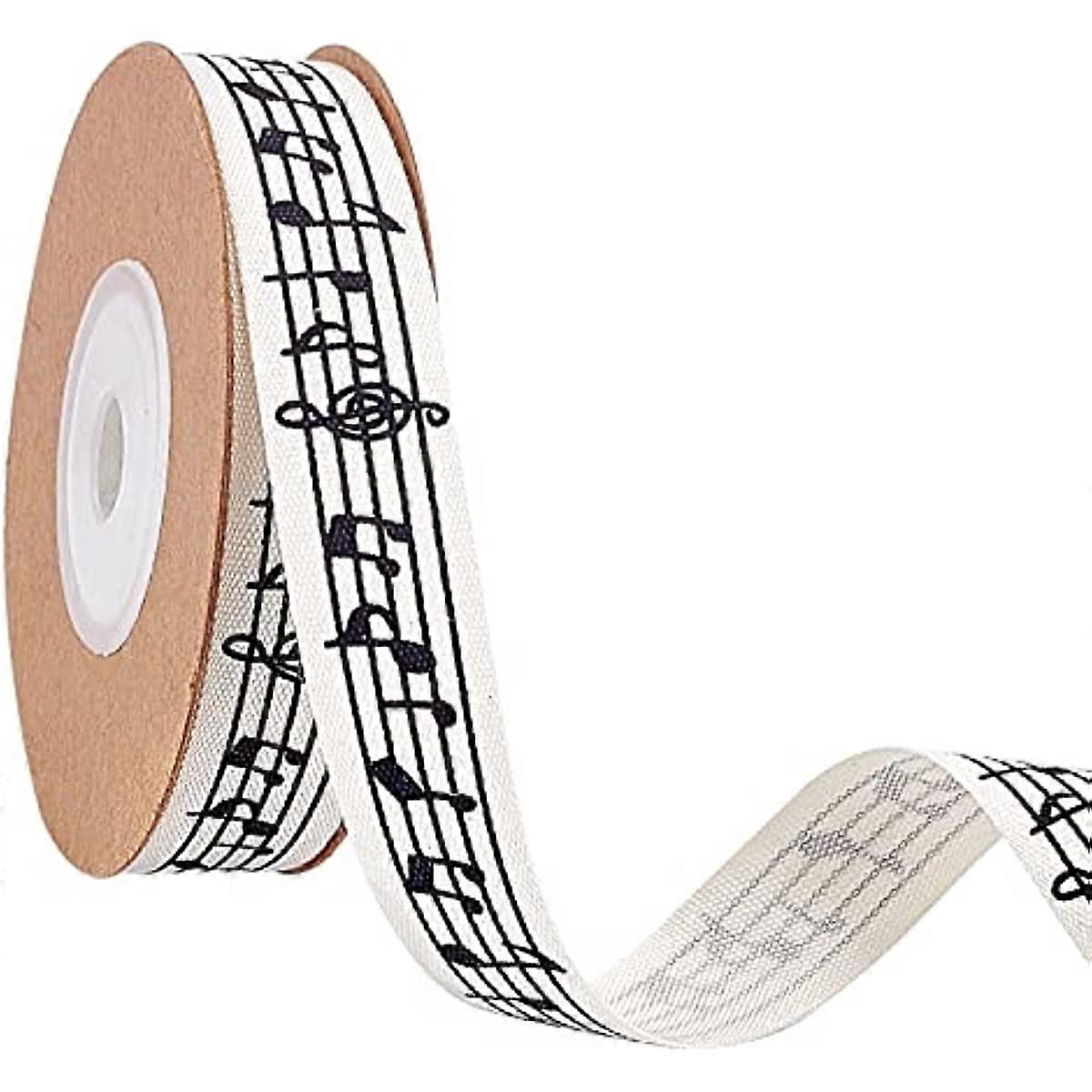 11 Yards Musical Notes Ribbons 5/8 Inch Musical Notes Craft Ribbon ...