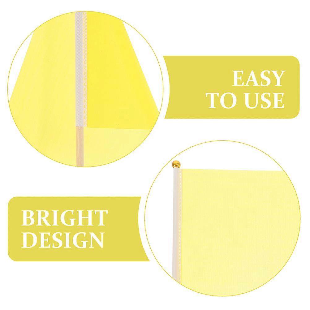 25pcs Small Solid Color Flags Celebration Waving Flags Parade Colored ...