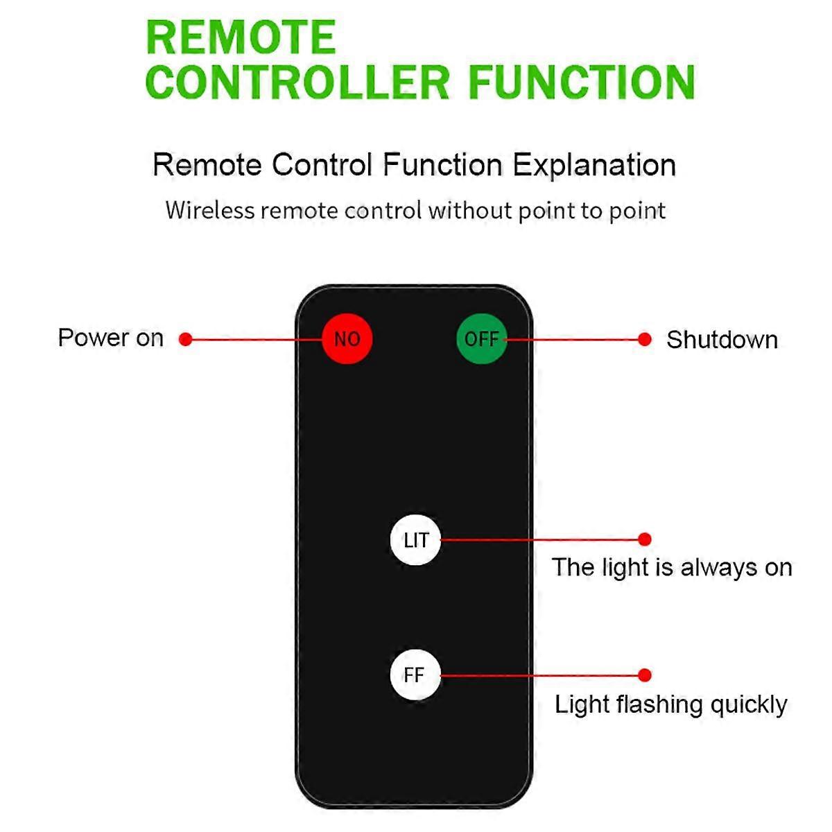 Car Safety Light Remote Control Warning Lights Auto Pilot Light Waterproof Car Long Range Double ...