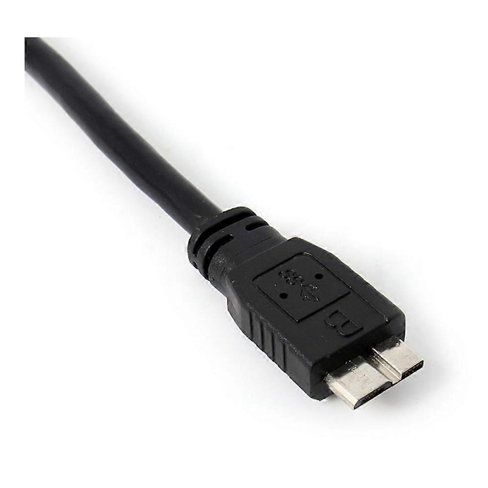A USB B 3.0 Y-Cable Move Hard Drive Cable Black | Fruugo UK