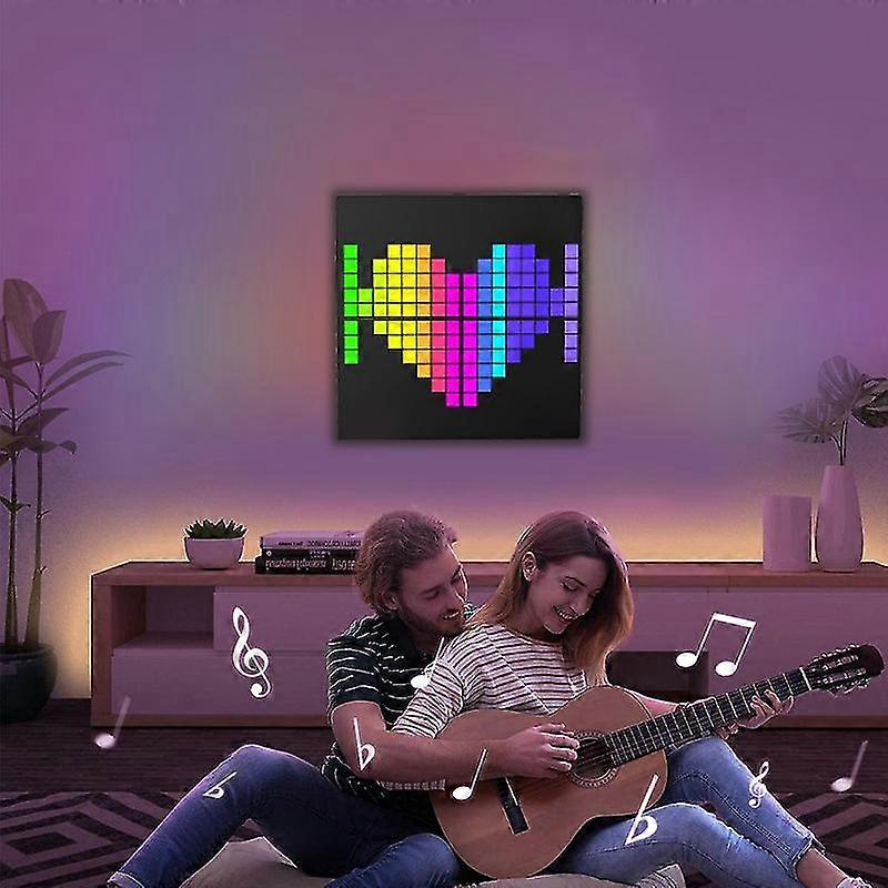 Id13 4pcs Diy Led Pixel Art Display Screen Kit Rgb Pixel Matrix Panel ...