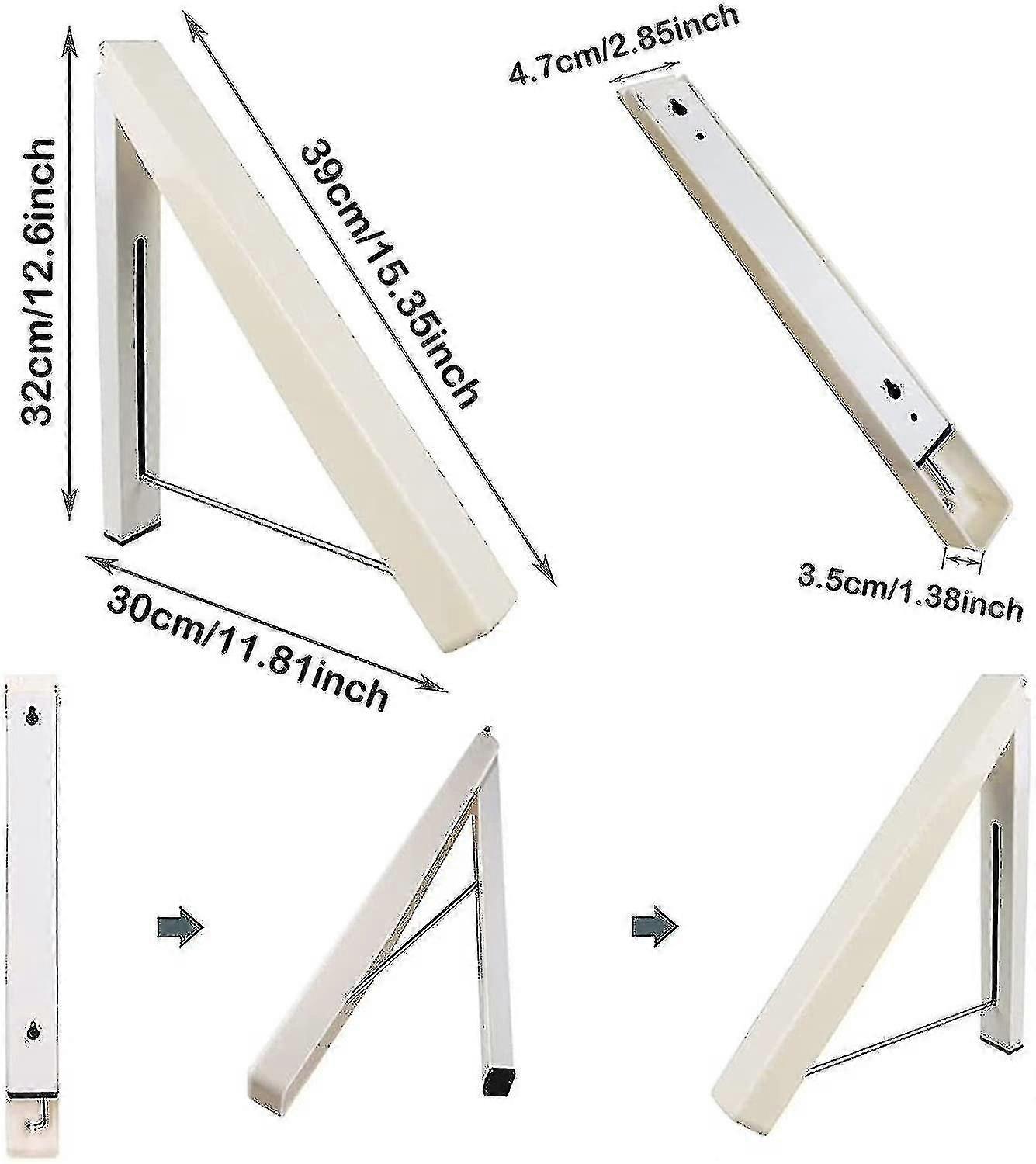 Outdoor Foldable Clothes Hooks Foldable Wall Mounted Clothes Rail ...