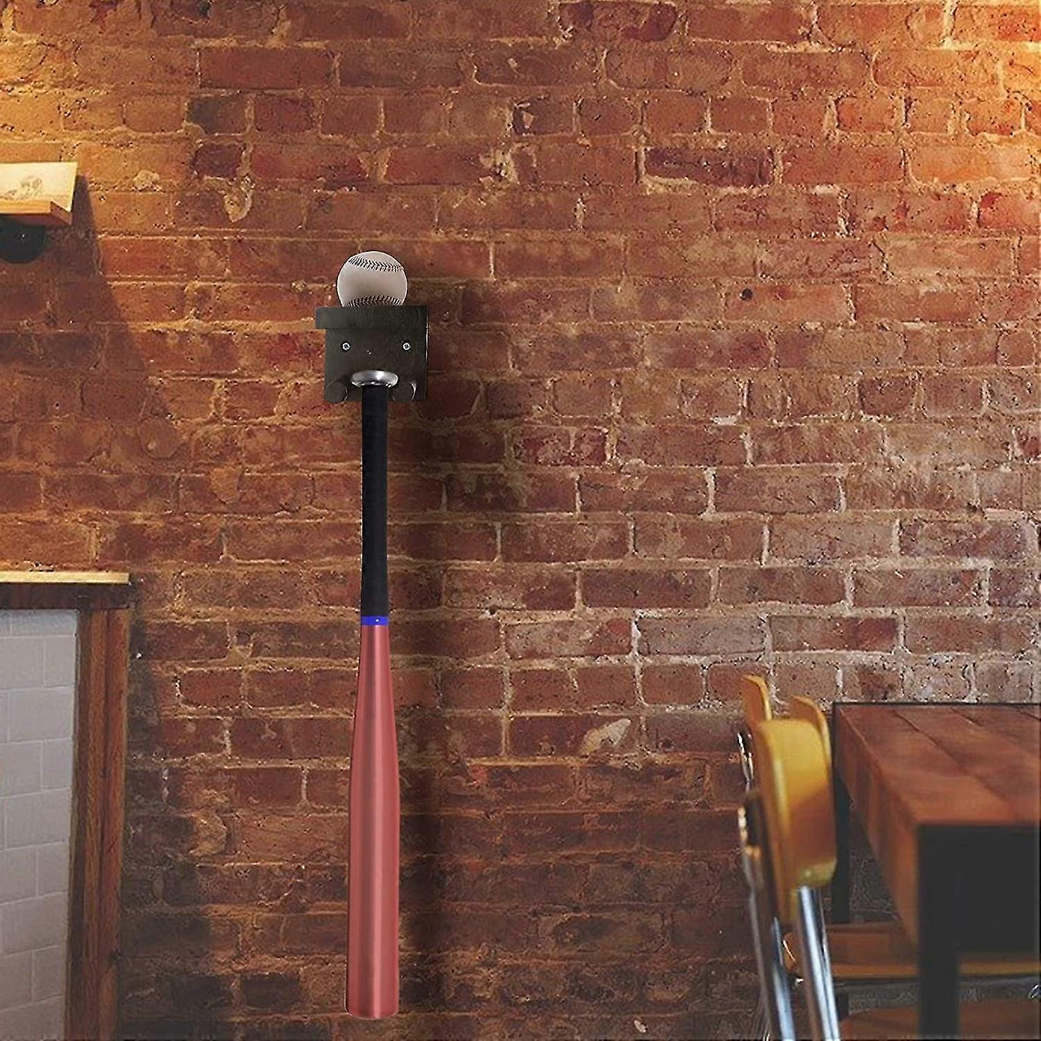 Baseball Bat Wall Mount, Softball Bat Holder Stand For Horizontal ...