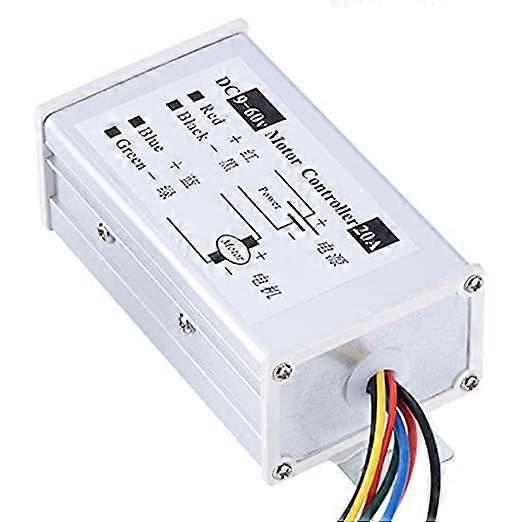 DC Motor Speed Controller, 9-60V DC 20A High Power PWM DC Motor Speed ...